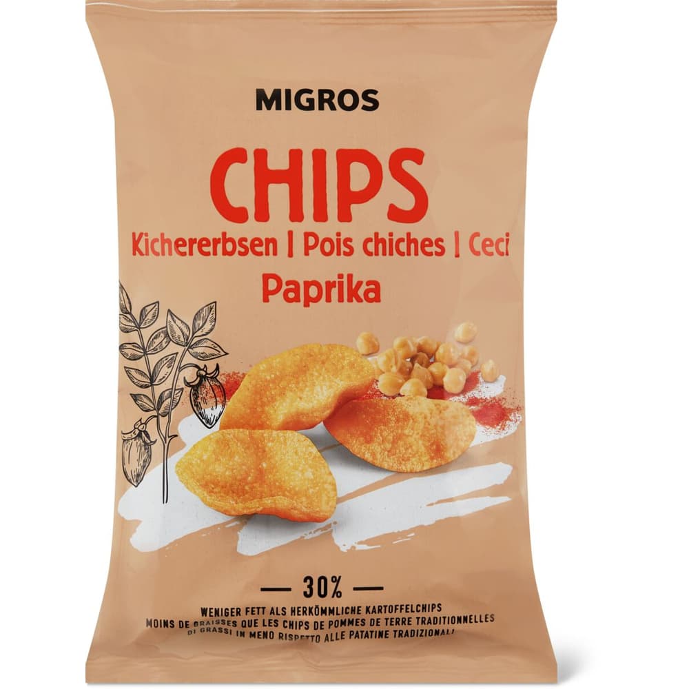 Migros · Chips de pois chiches · paprika • Migros