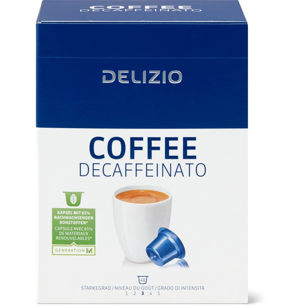 Achat Delizio Lungo · Capsules de café décaféiné · Decaffeinato ...