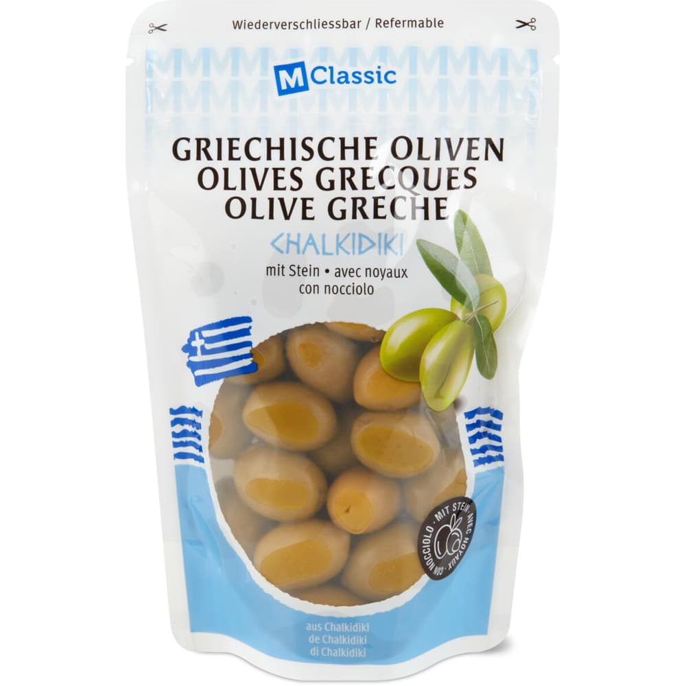 M-Classic · Griechische Oliven grün • Migros
