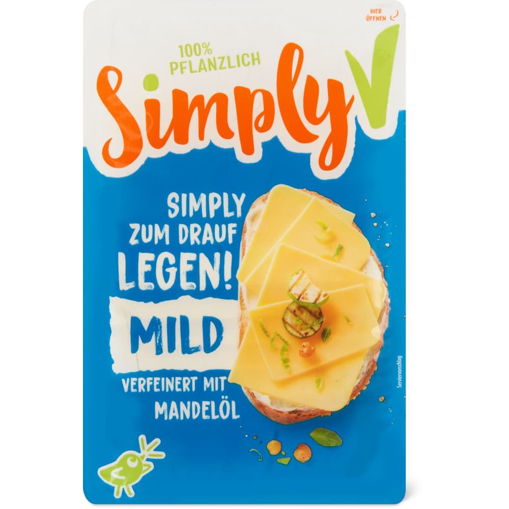 Simply V · Vegan Slices · Mild • Migros
