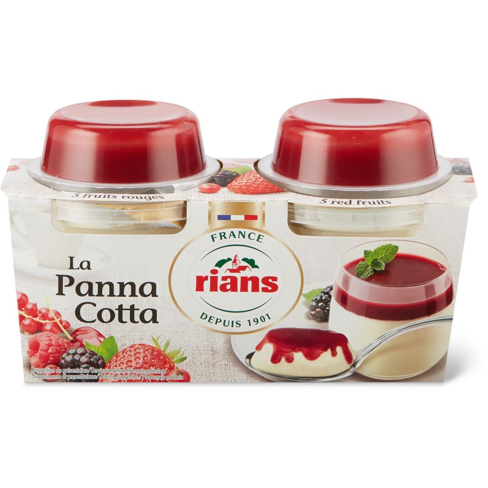 Rians · La Panna Cotta · 5 Fruits rouges • Migros