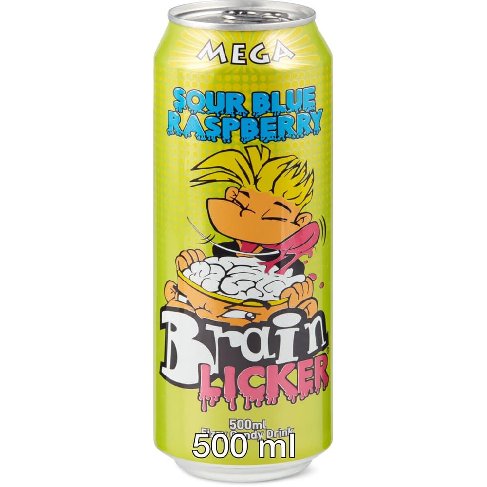 Brain Licker · Soft drink · Sour Blue Raspberry • Migros