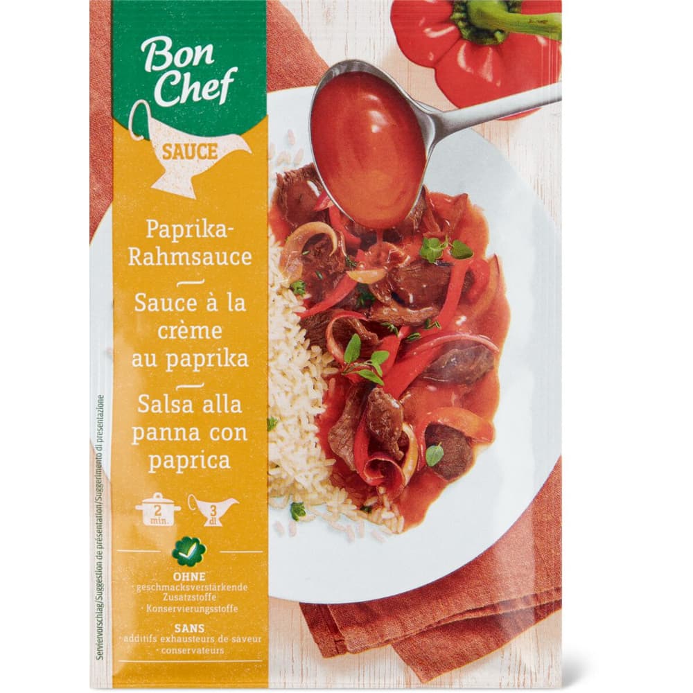Bon Chef · sauce à la crème au paprika • Migros