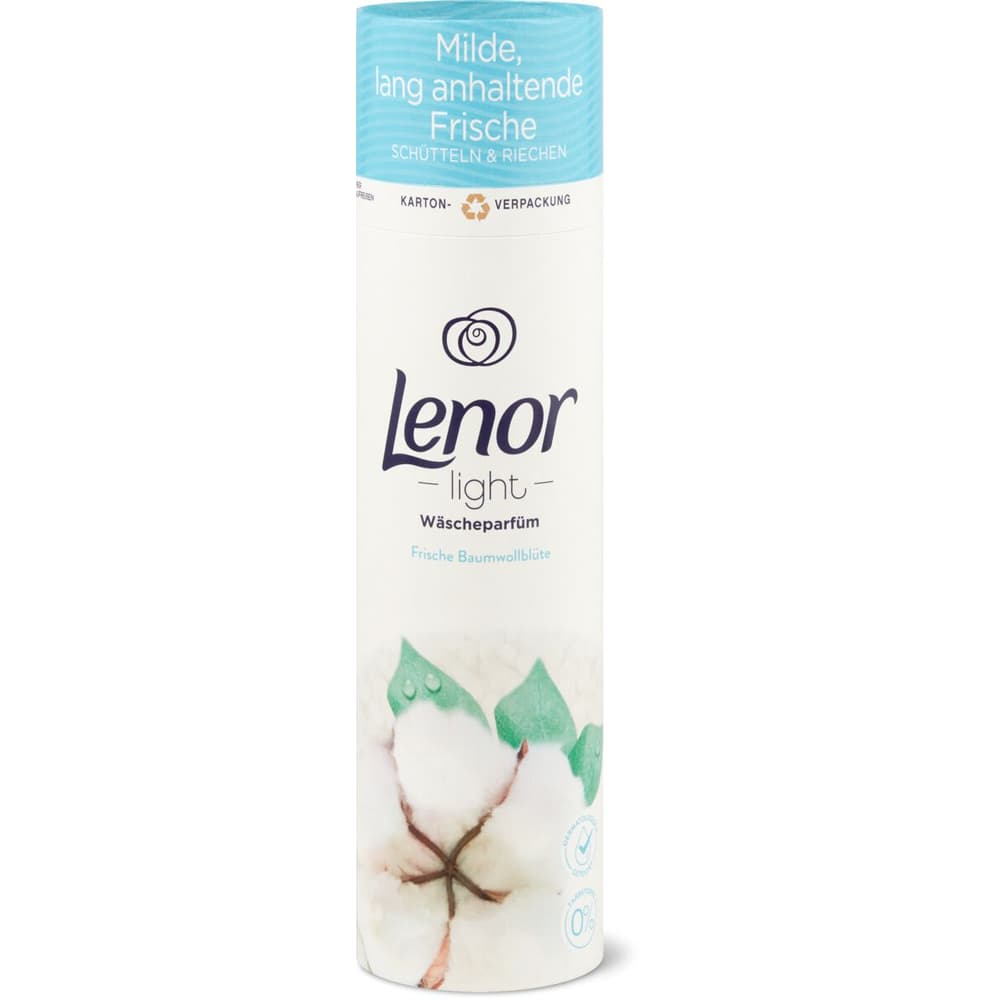 Lenor Light · Laundry perfume · Fresh cotton blossom • Migros