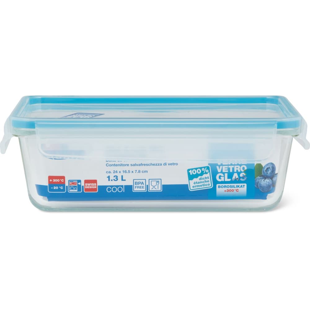M-Topline Clic & Lock · Fresh food can · 1.3l, 24 x 16.5 x 7.6cm ...