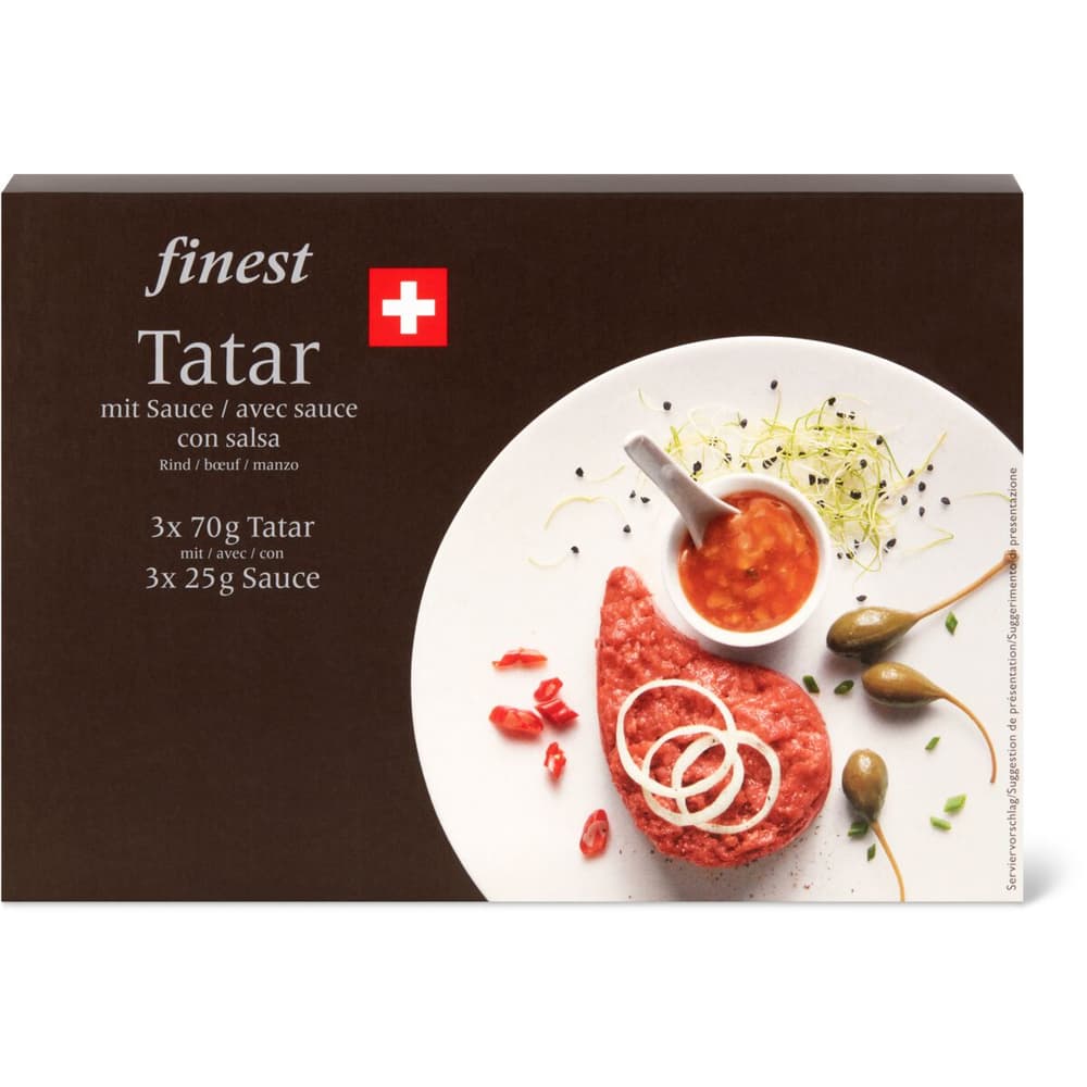 Finest · Rindtatar · mit Sauce • Migros Online