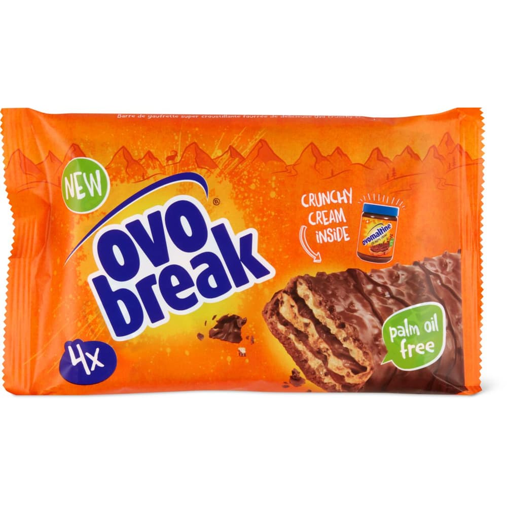 Ovomaltine Break · Riegel mit Crunchy Cream • Migros