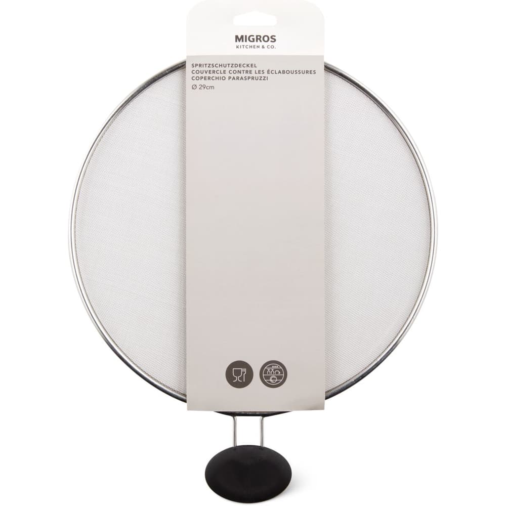 SPLATTER GUARD 29CM SILVER • Migros
