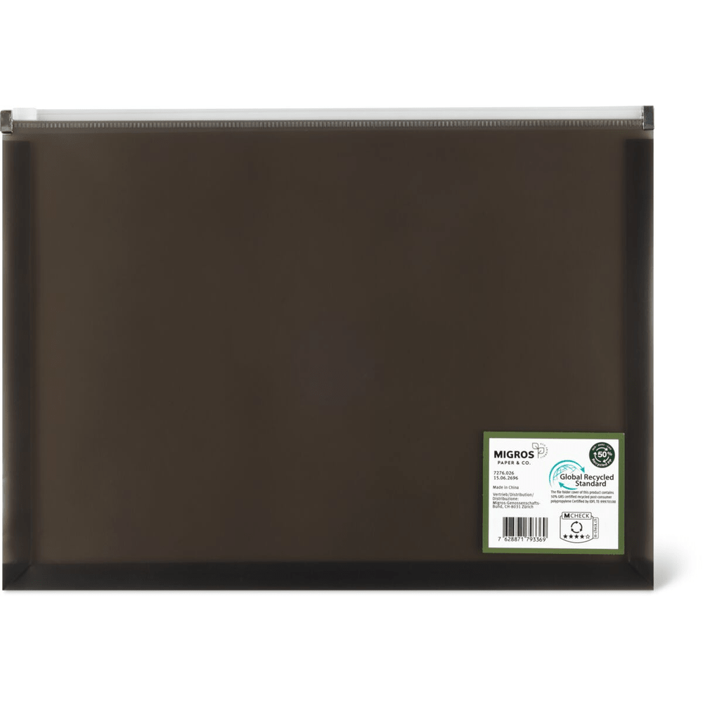 Eco Zip-Mappe A4 • Migros