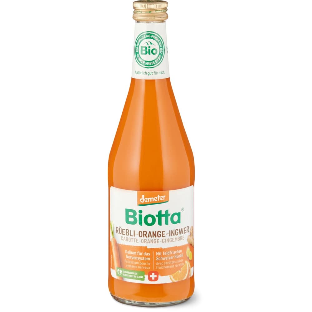 Biotta Demeter · Organic fruit & vegetable juice · Carrot-Orange-Ginger ...