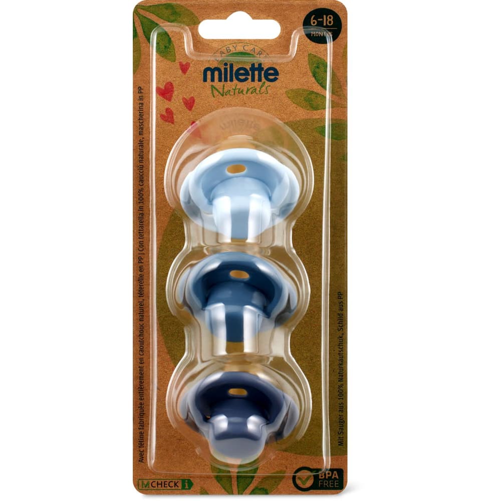 Milette Baby Care · Nuggi · Naturals, 6-18 Monate, BPA-frei • Migros