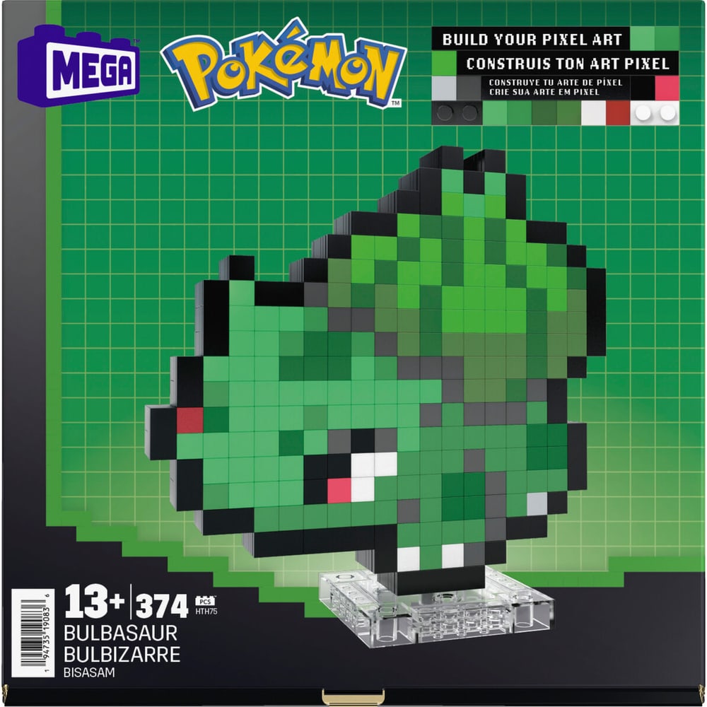 Mega Pokémon HTH75 Pixel Art Bisasam • Migros