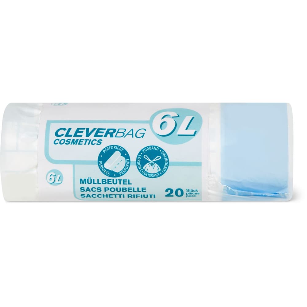 CleverBag Cosmetics · Sacs poubelle · 6l • Migros