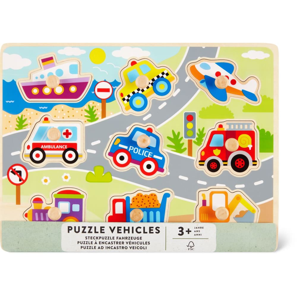 Migros Toys Fahrzeug-Puzzle • Migros