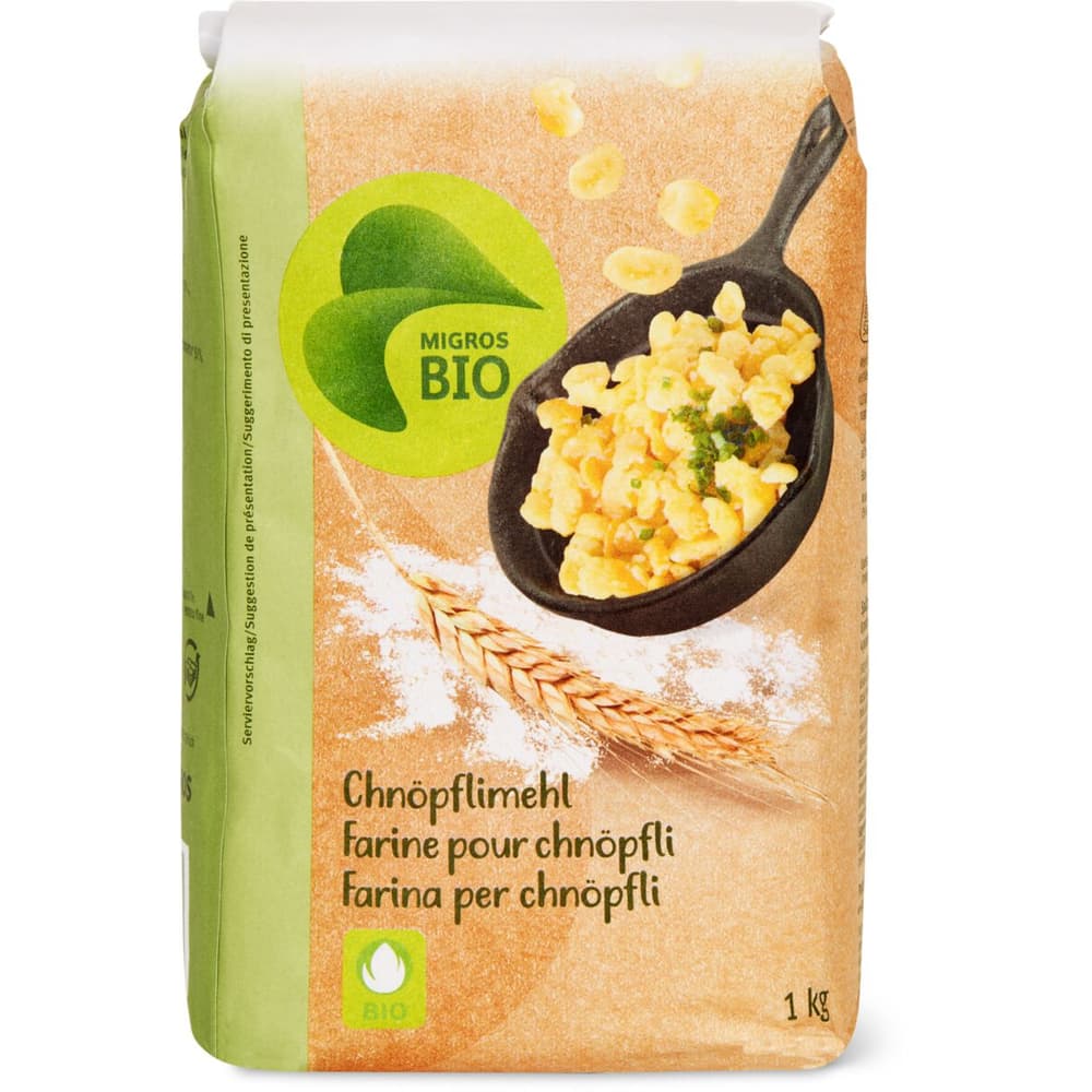 Migros Bio · Chnöpfli flour • Migros
