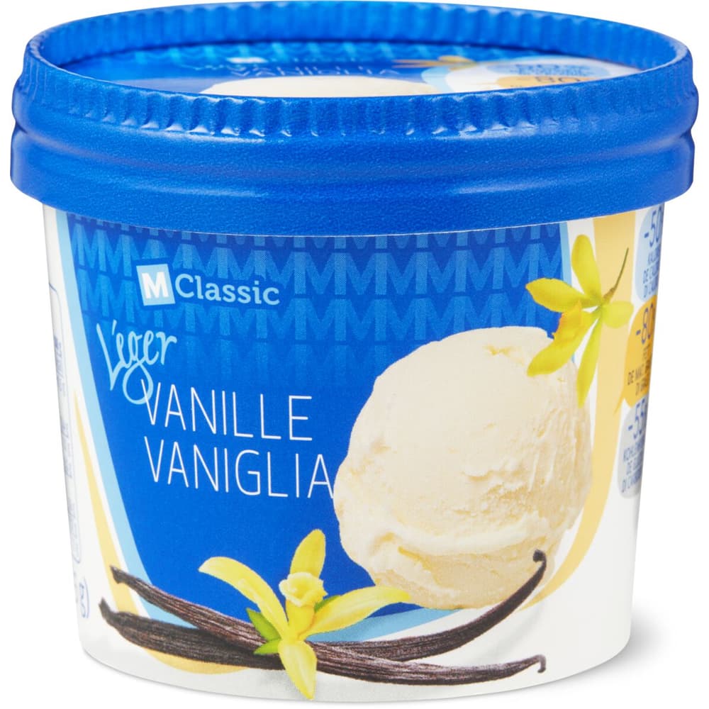 M-Classic Léger · Wassereis · Vanille • Migros