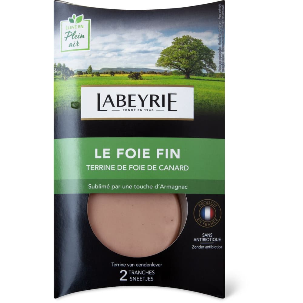 Labeyrie Le foie fin · Terrine de foie de canard maigre · Foie issu de ...