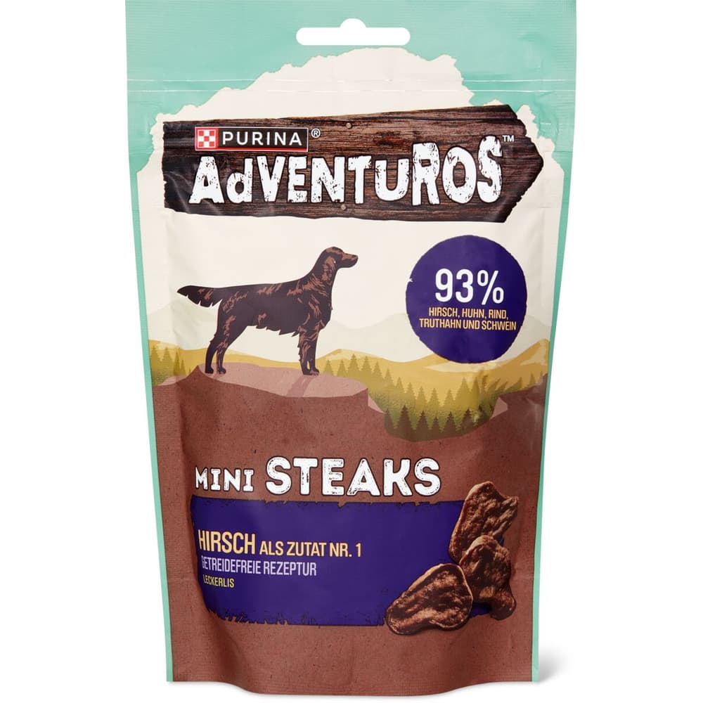 Adventuros · Snacks for dogs · deer • Migros