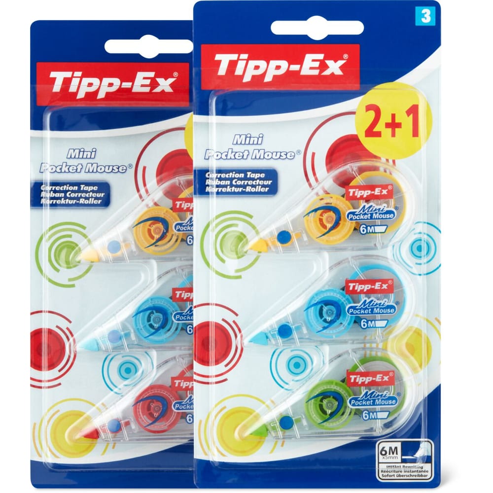Tipp-Ex Mini Pocket Mouse Correction Roller Color • Migros