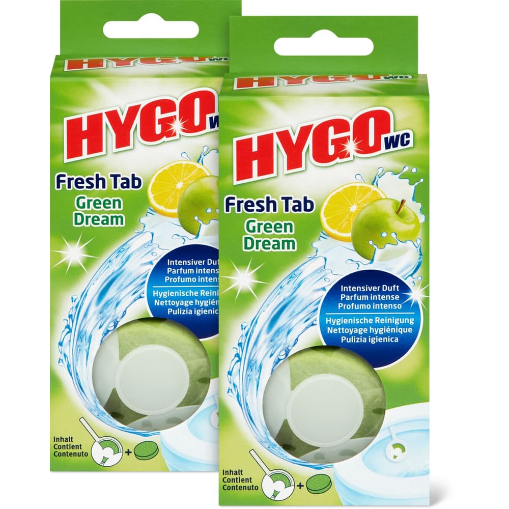 Hygo · WC tablets · 4 x 45g, Green Dream • Migros Online