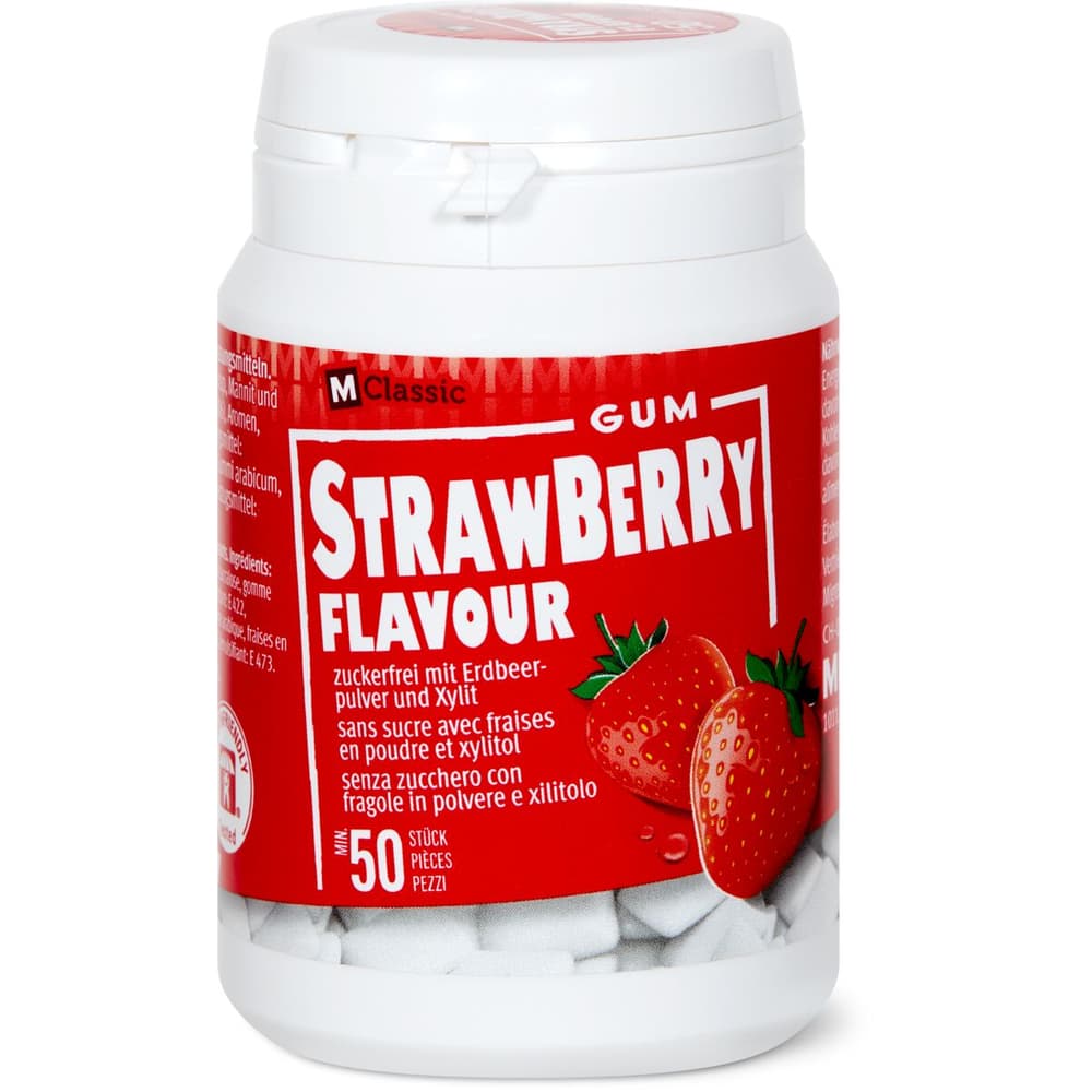 M-Classic Gum Strawberry Flavour • Migros