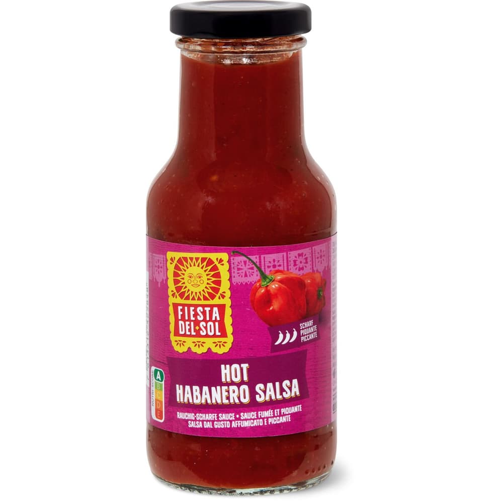 Fiesta del Sol · hot Habanero salsa · hot • Migros