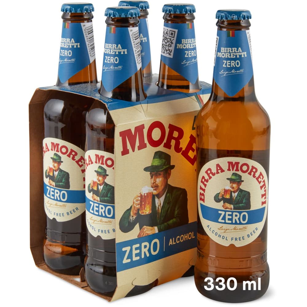 Birra Moretti Zero · Bière blonde · sans alcool • Migros Online
