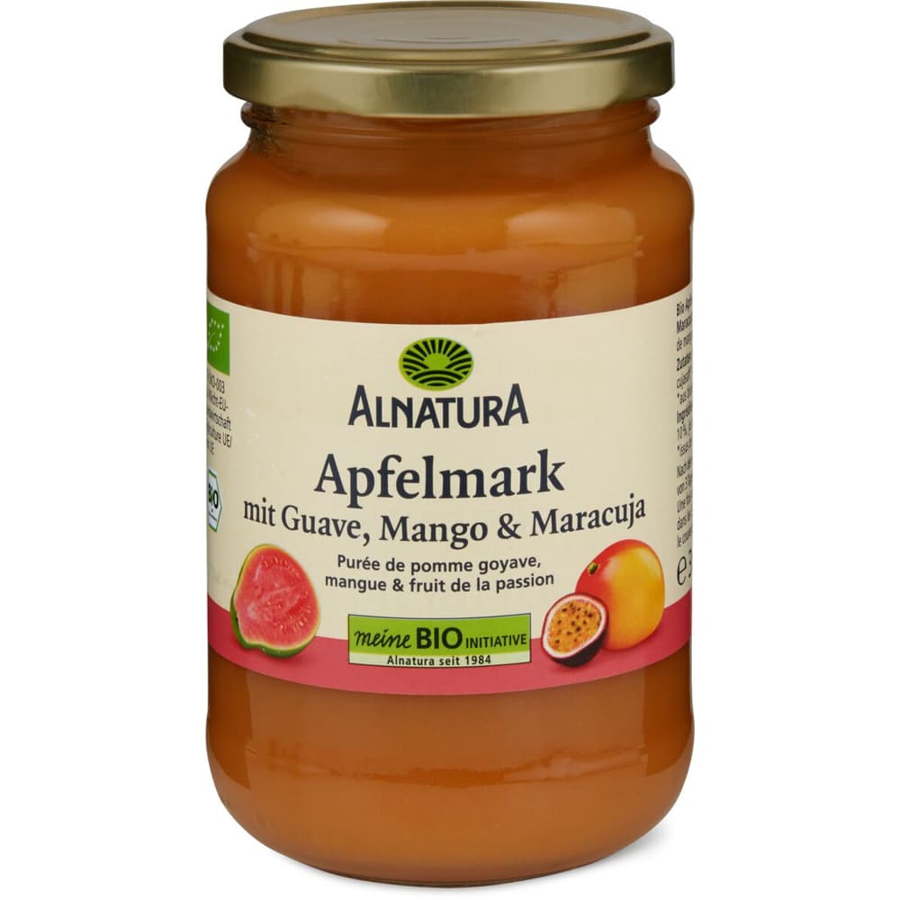 Alnatura · Purea di mela · mango, guava & frutto della passione • Migros