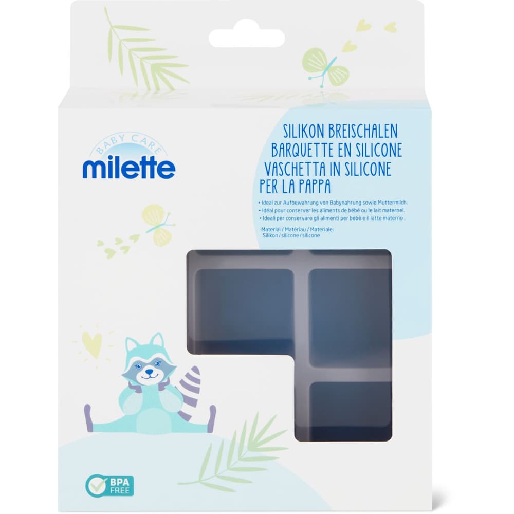 Milette Baby Care · Silicone tray · BPA-free • Migros