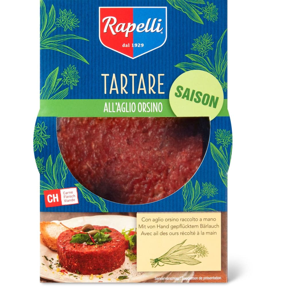 Rapelli beef tartaro con aglio orsino • Migros