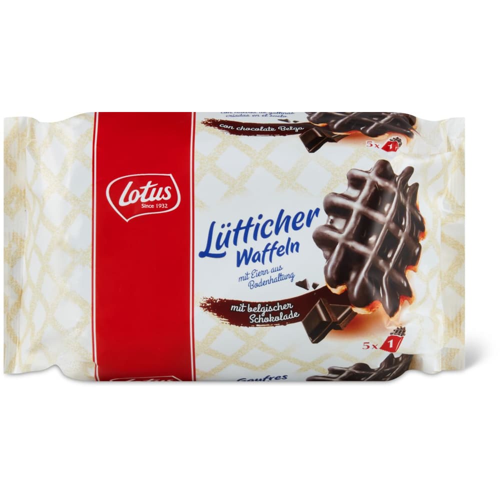Lotus · Gaufres de Liége · chocolat • Migros