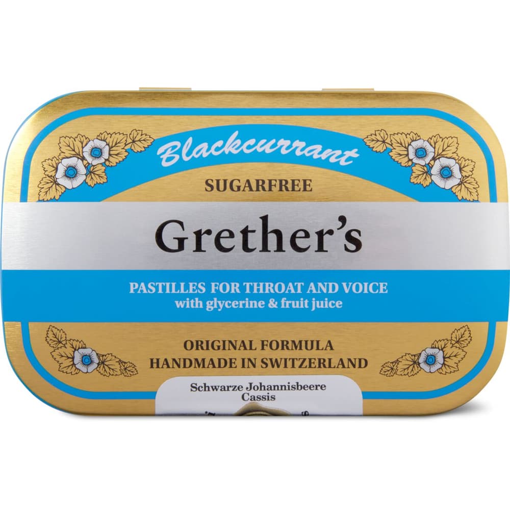 Buy Grether's · Throat lozenges · Blackcurrant • Migros