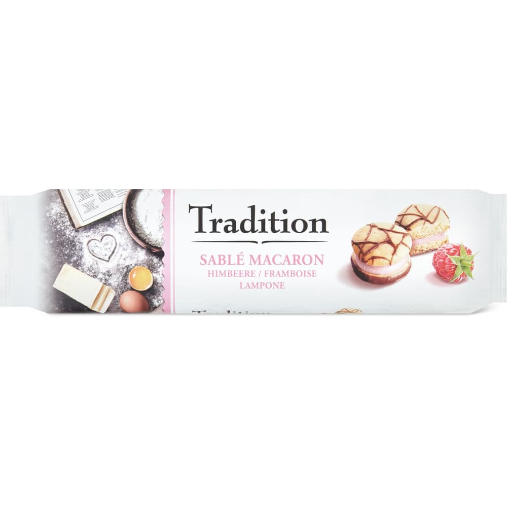 Tradition - Biscuits · Sablé Macaroon · raspberry • Migros