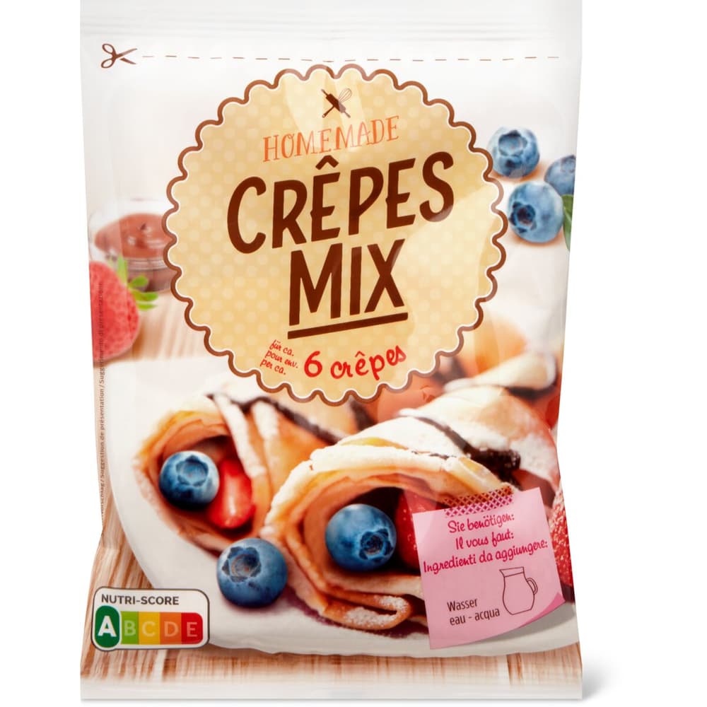 Homemade · Dry mix for crêpes • Migros