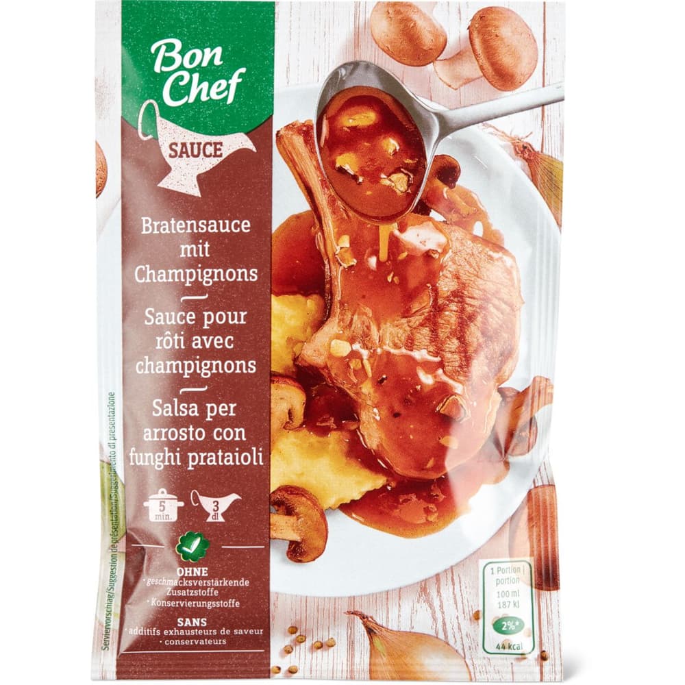 Bon Chef · Salsa per arrosto legata con funghi • Migros