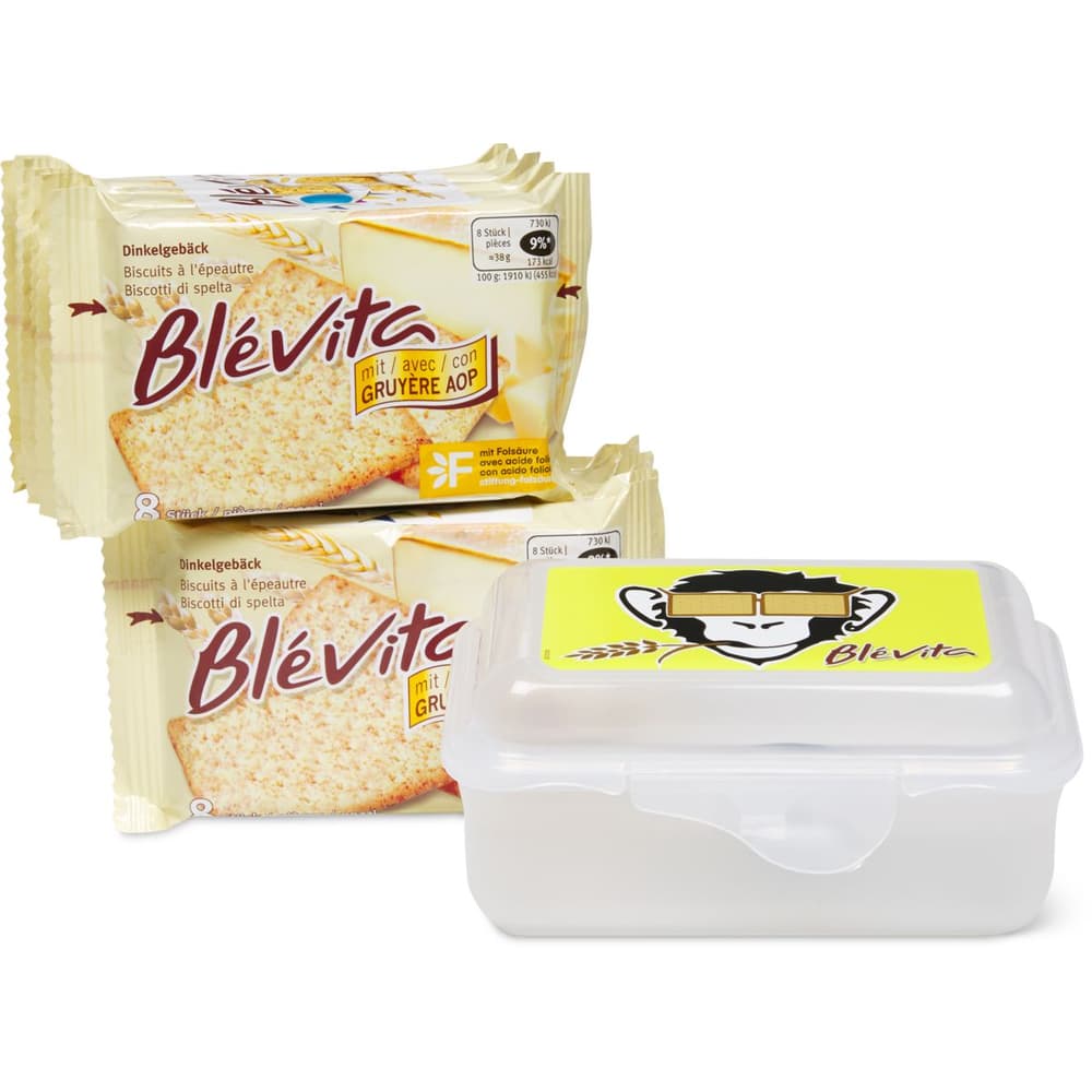 Blévita · Spelt biscuits · Gruyère AOC • Migros