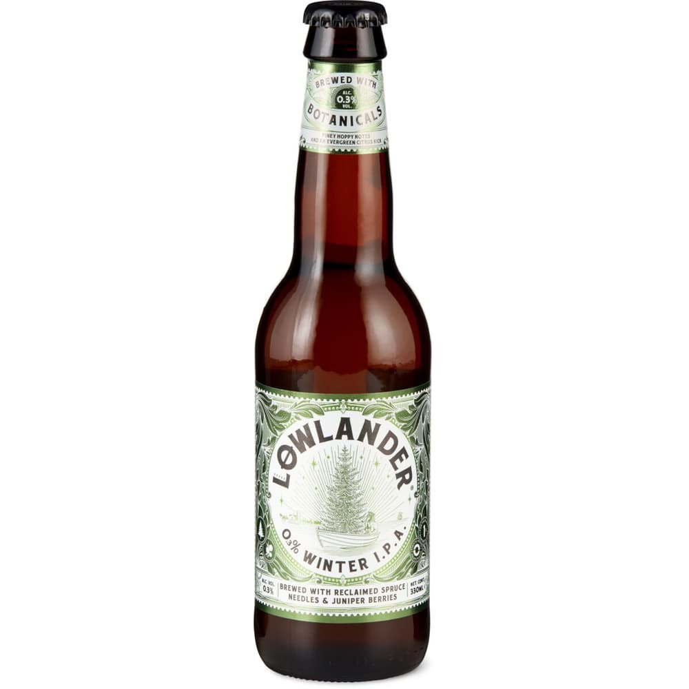 Lowlander Winter IPA · IPA beer · alcohol free • Migros