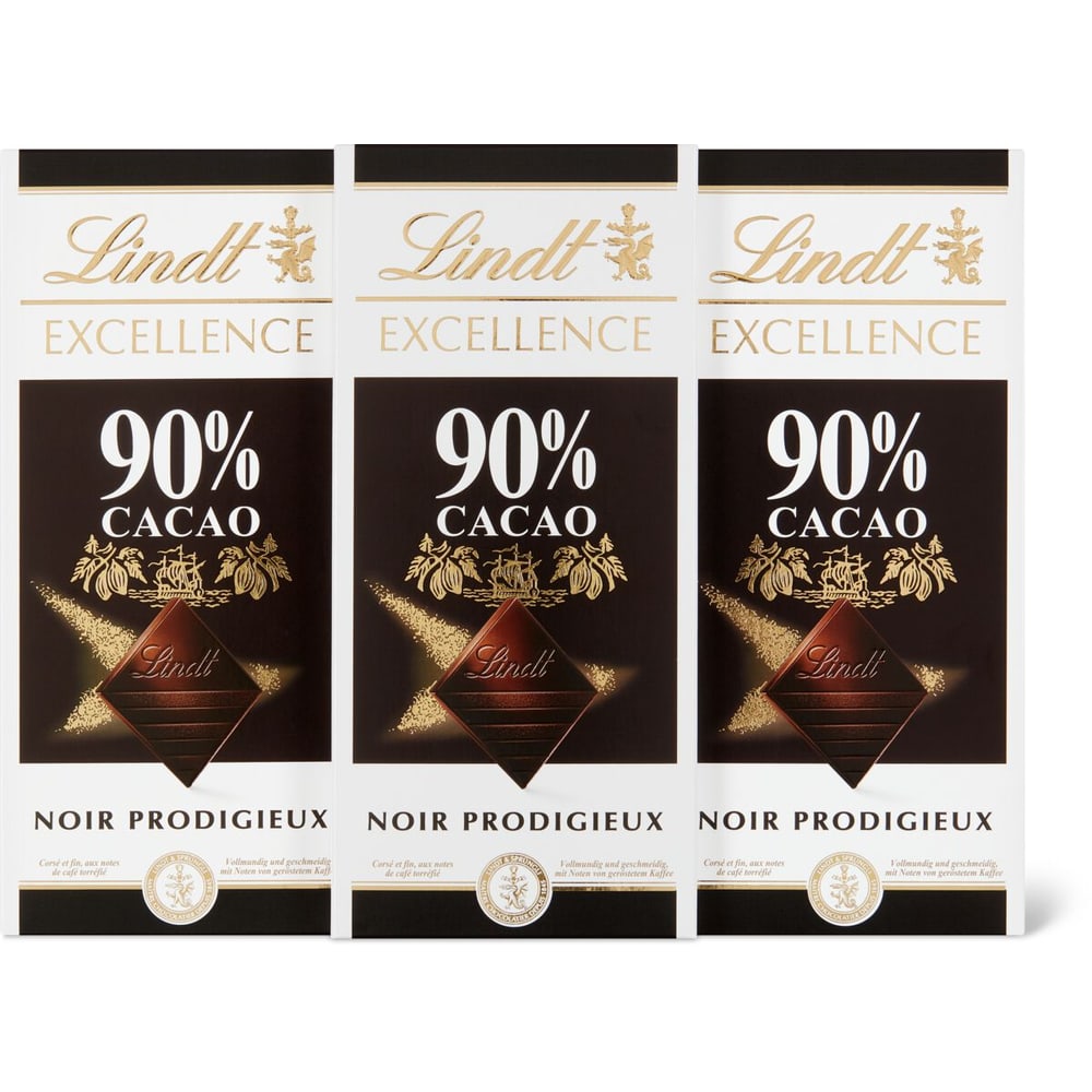 Lindt Excellence · Tafelschokolade · Dunkel - Kakao 90% • Migros Online