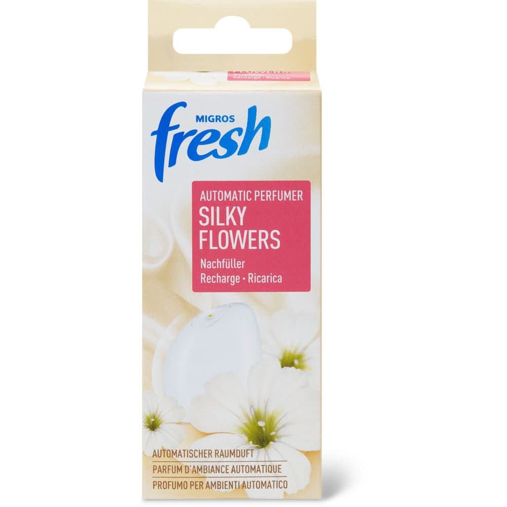 Achat Migros Fresh · Recharge automatic perfumer · Silky Flowers • Migros
