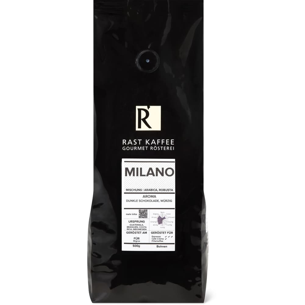 Kaffee Rast Bohnenkaffee Milano • Migros Online