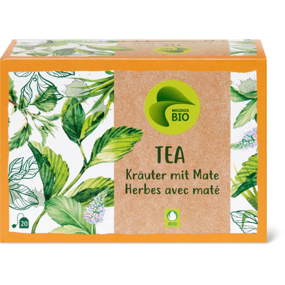 Migros Bio · Kräutertee mit Mate • Migros
