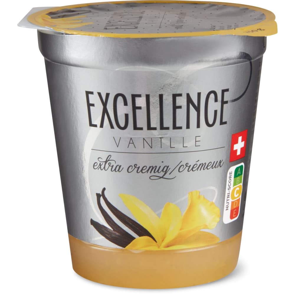 Excellence · Yogourt avec crème · Vanille • Migros