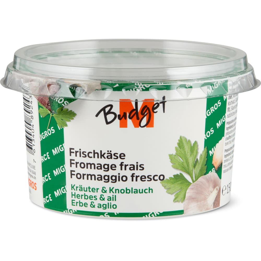 M-Budget · Cream cheese · with herbs • Migros
