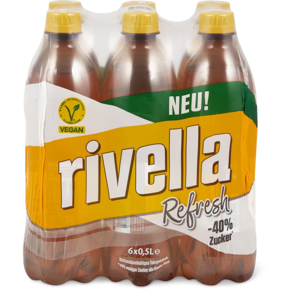 Rivella · Boisson de table gazéifiée · Jaune - Refresh • Migros
