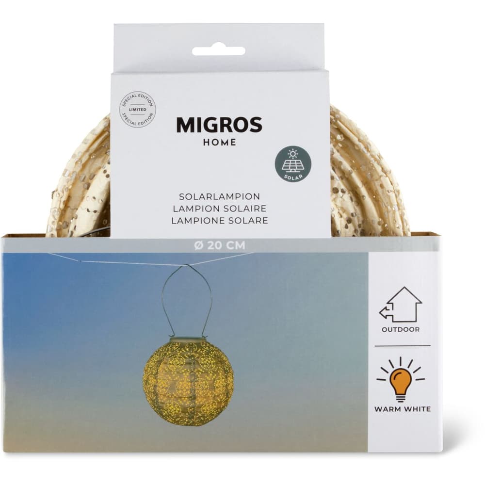 MIGROS HOME · Solarlampion • Migros Online