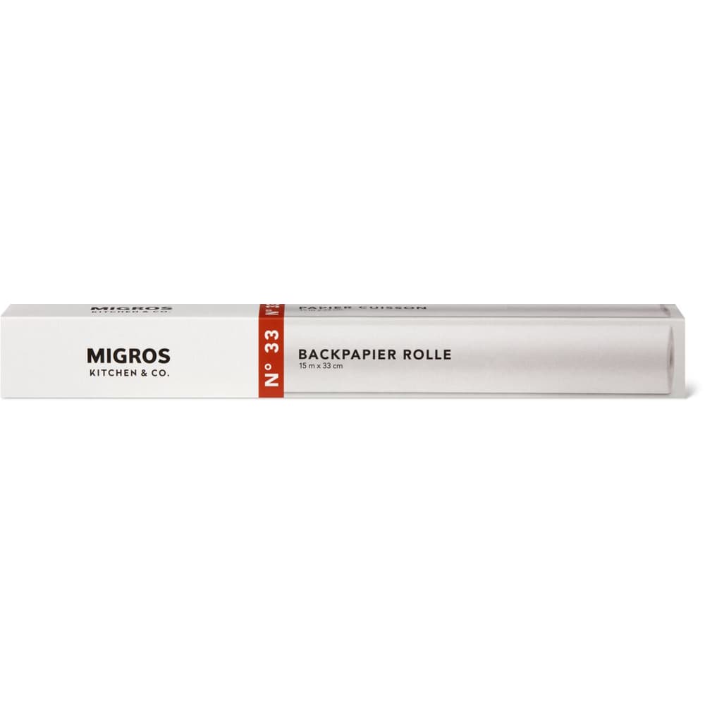 Migros Kitchen & Co. N°33 · Roll of greaseproof paper · 15m x 33cm • Migros