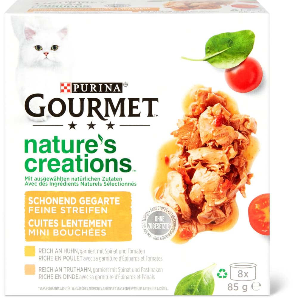 Gourmet Nature's Creations · émincés en sauce · Volaille • Migros