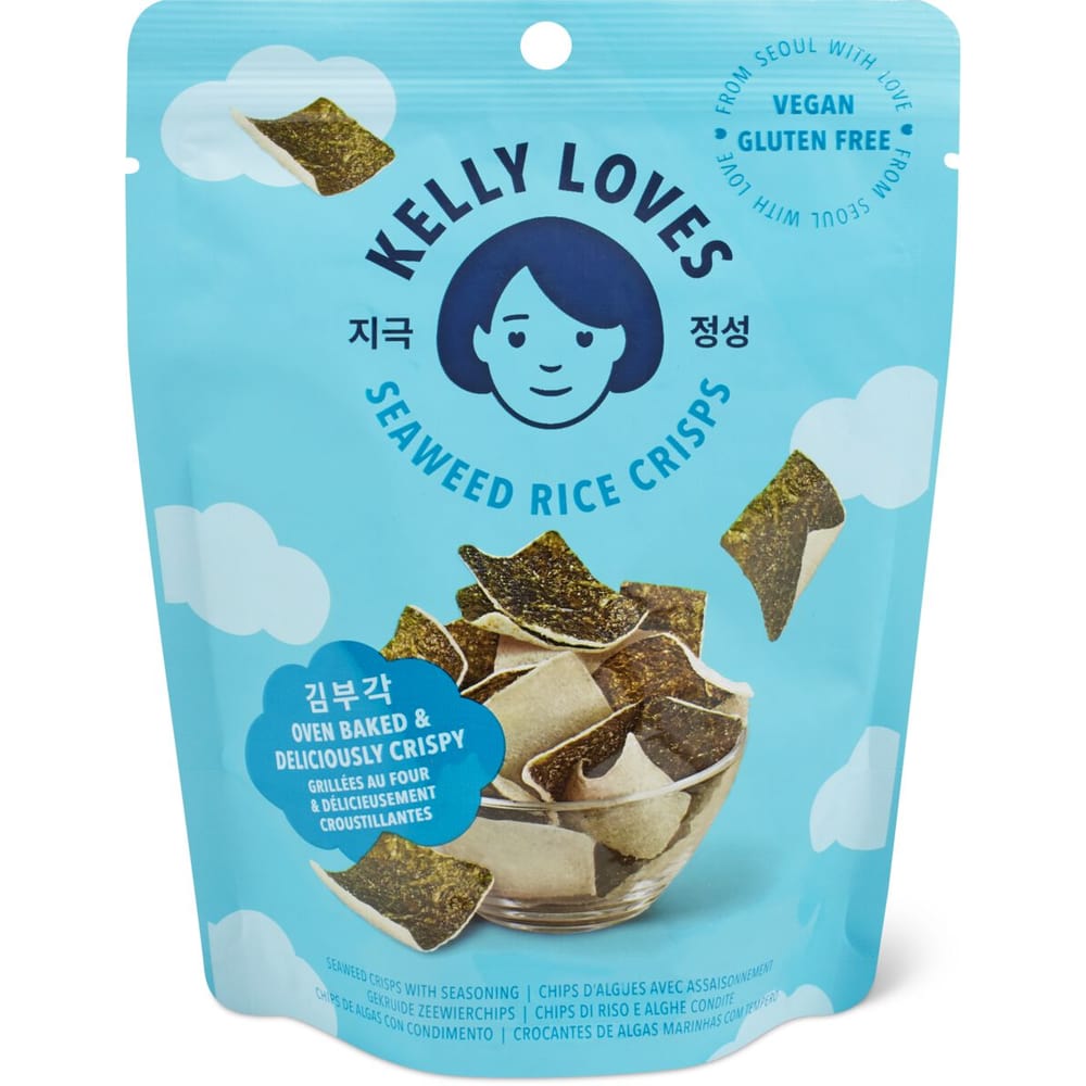 Kelly Loves · korean seaweed rice crisps • Migros
