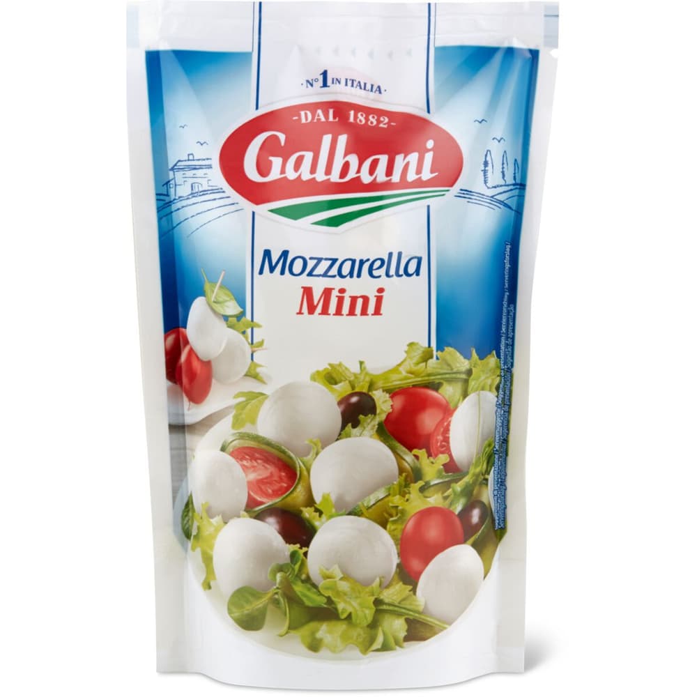Galbani · Mozzarella · mini • Migros