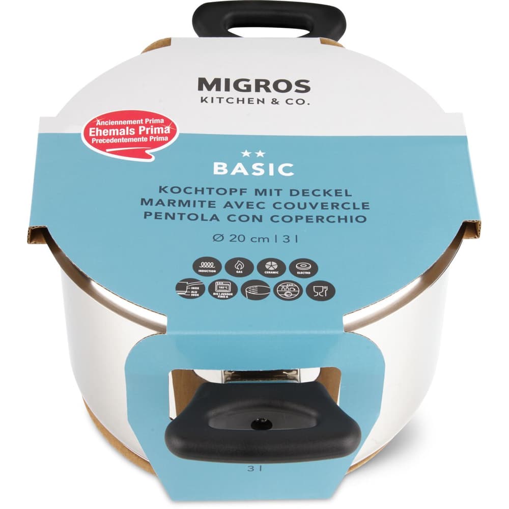 BASIC POT WITH LID 20 CM • Migros